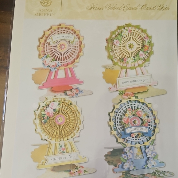Other | Anna Griffin Ferris Wheel Easel Card Died | Poshmark